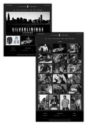 Silver Linings Clothing Website - Sparkfactor