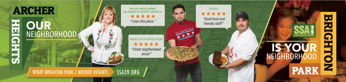 Brighton Park and Archer Heights SSA #39 Brand Identity and Ad Campaign - Sparkfactor